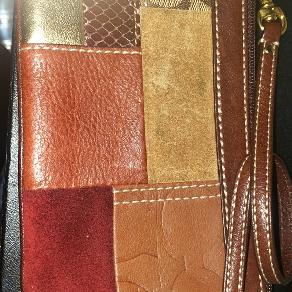 Coach | Bags | Coach Patchwork Wristlet | Poshmark